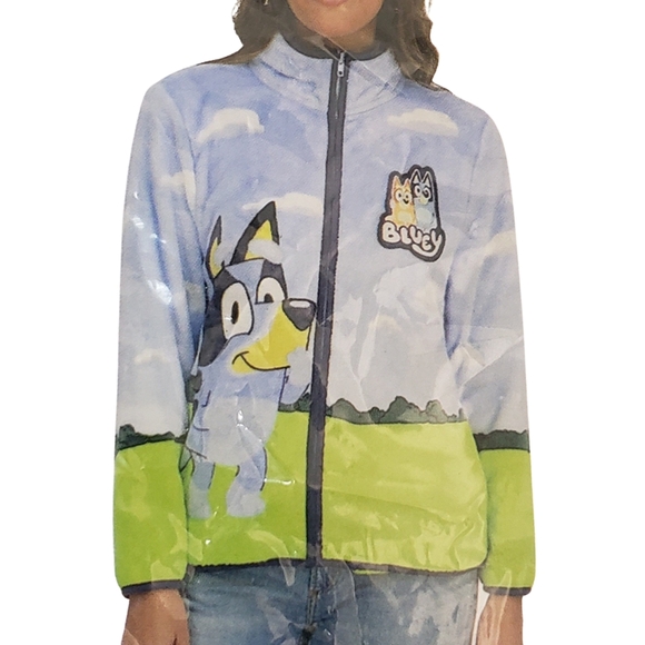 Character | Jackets & Coats | Character Jacket Women Bluey Zip Front ...